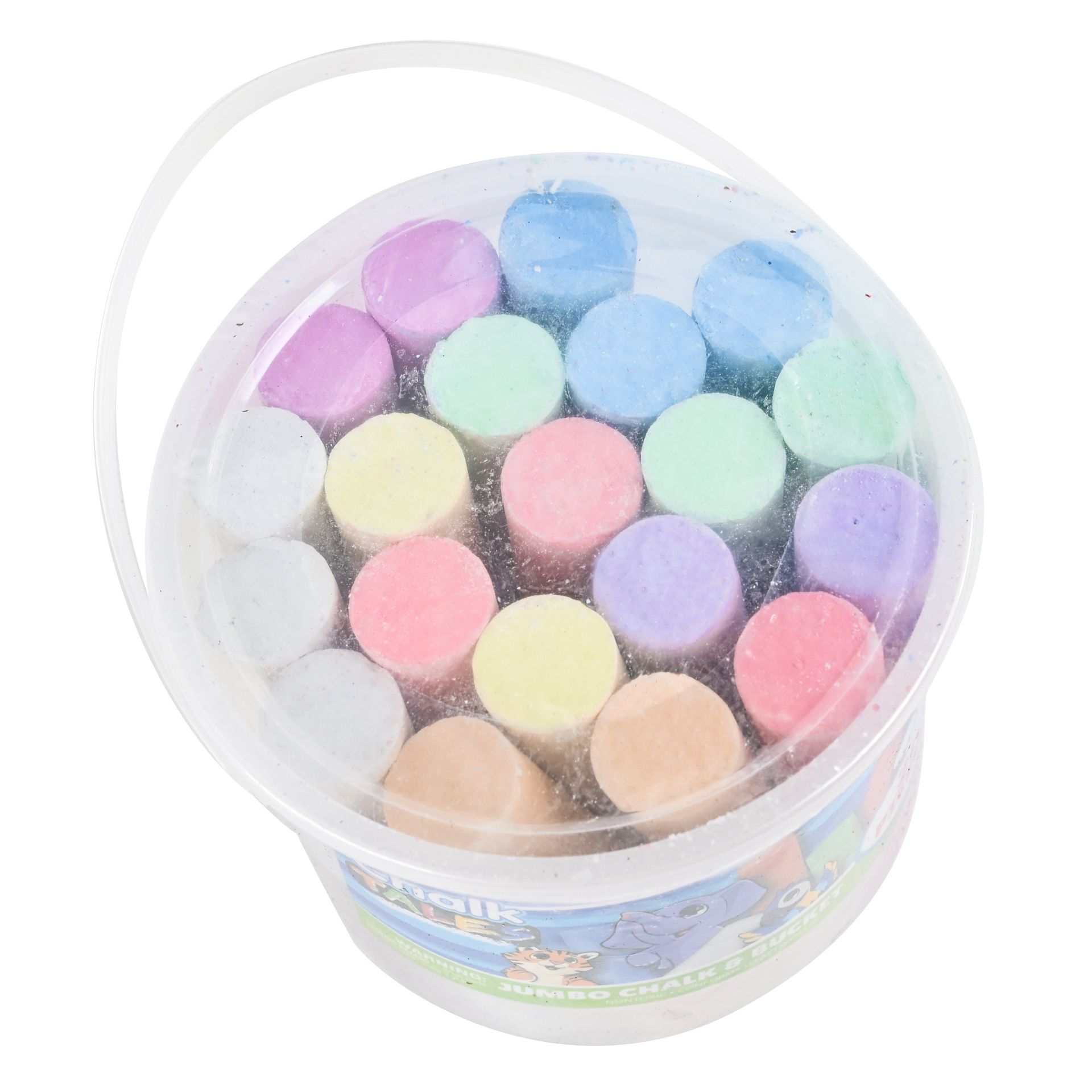 SunnyDays | CHALK TAILS PLAY BUCKET WITH 20 PCS
