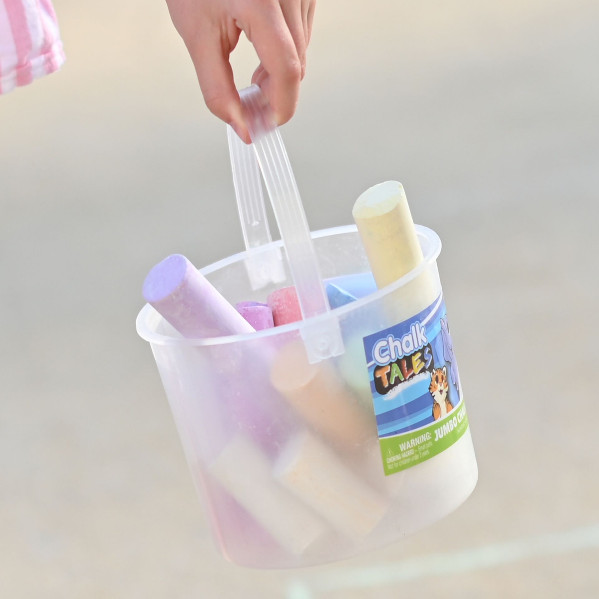 SunnyDays | CHALK TAILS PLAY BUCKET WITH 20 PCS