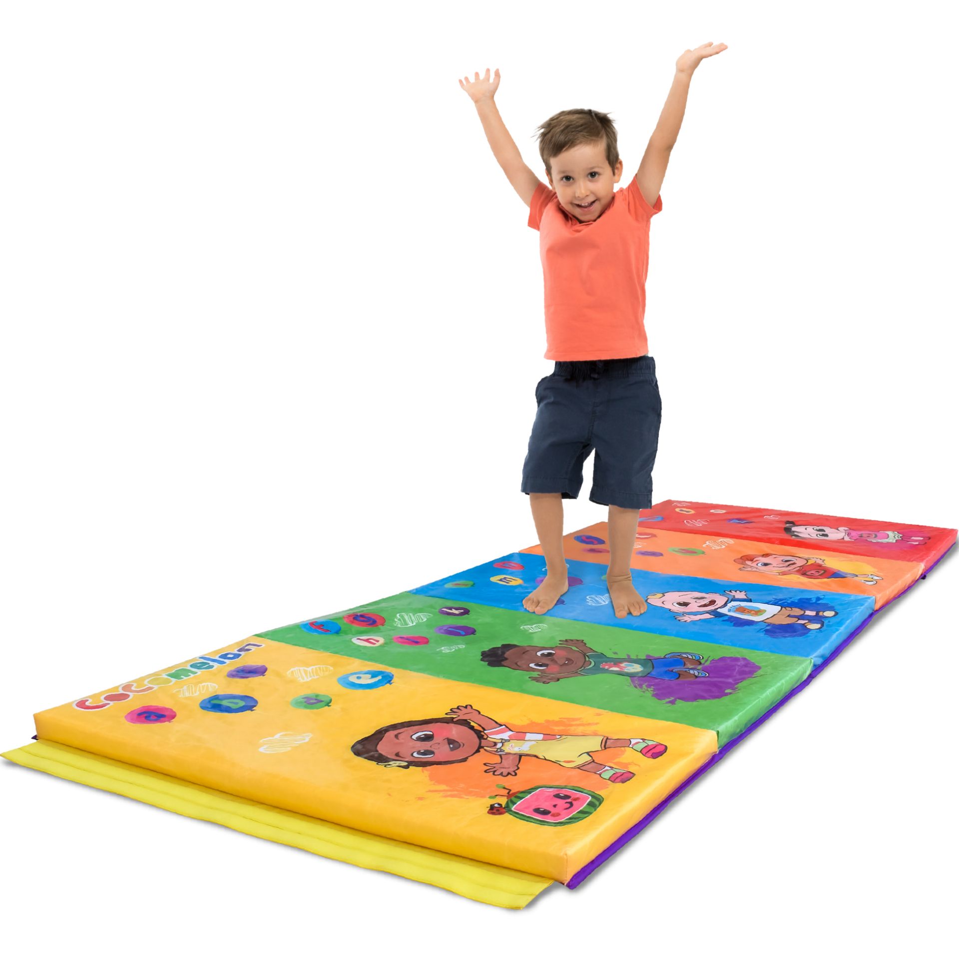 SunnyDays | COCOMELON TUMBLING PLAY MAT WITH ABC'S AND 1,2,3'S