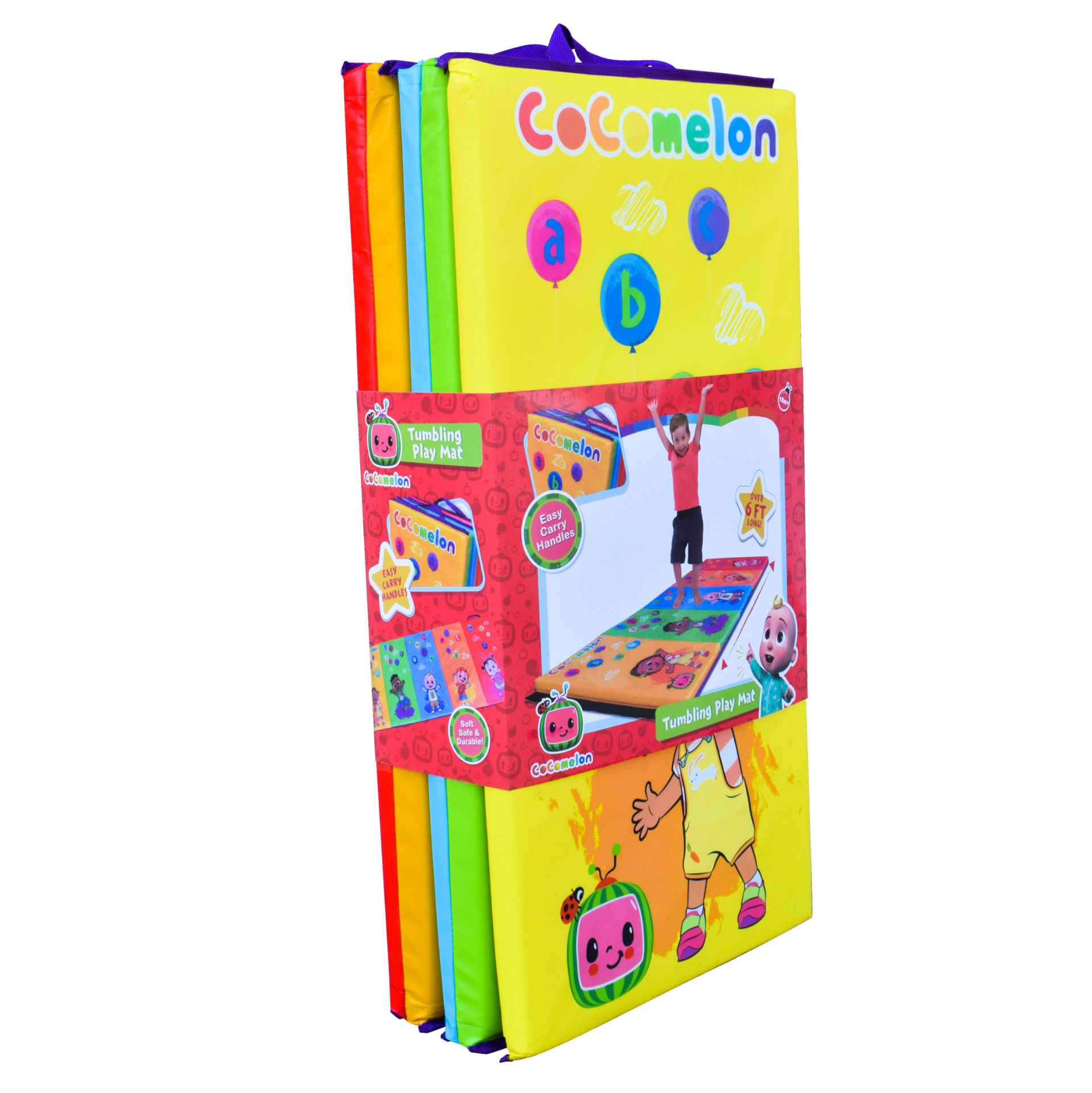 SunnyDays | COCOMELON TUMBLING PLAY MAT WITH ABC'S AND 1,2,3'S