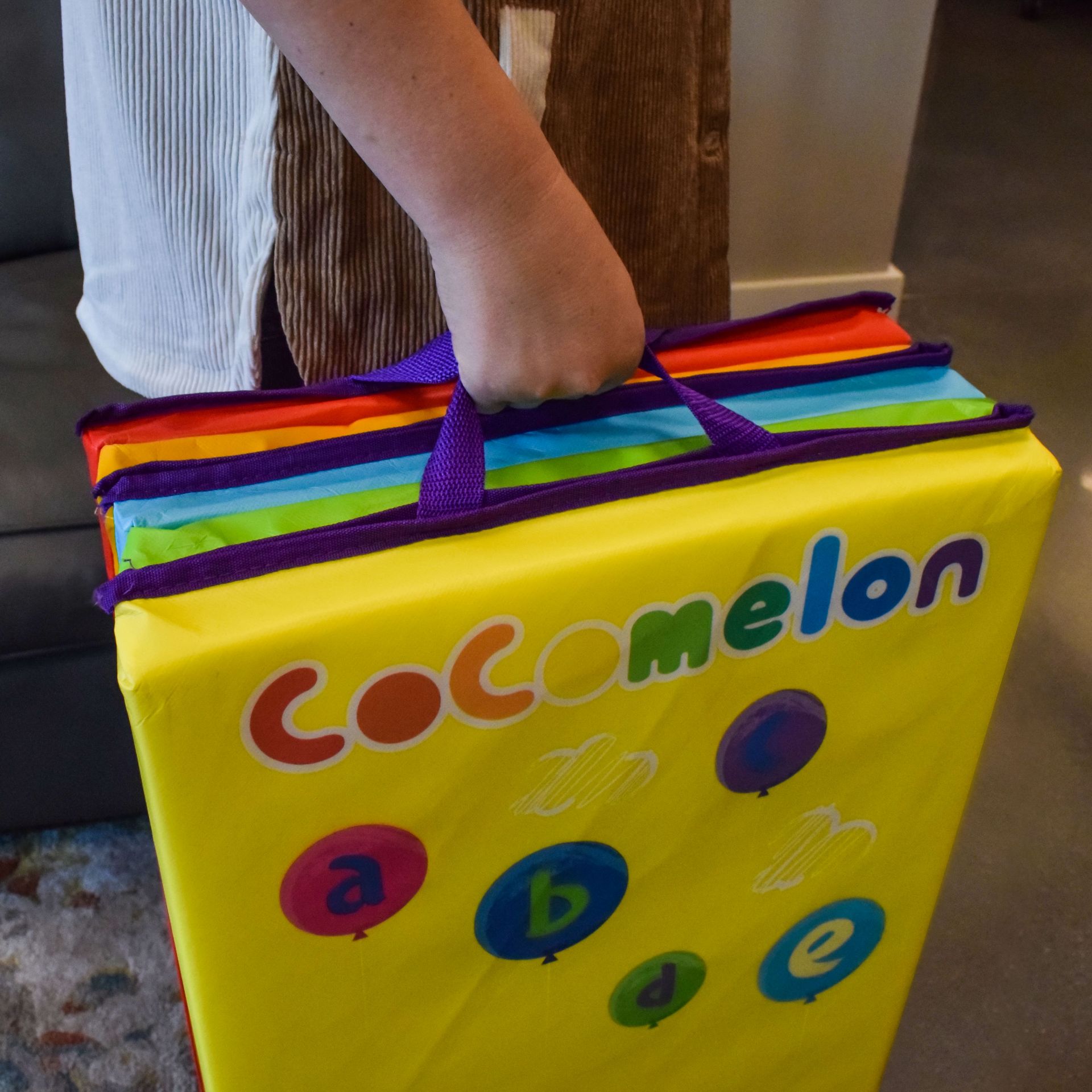 SunnyDays | COCOMELON TUMBLING PLAY MAT WITH ABC'S AND 1,2,3'S